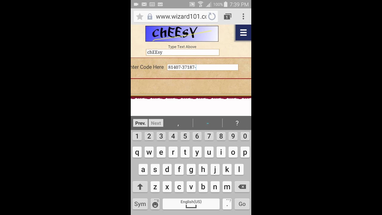 Redeeming a wizard101 card or code - YouTube