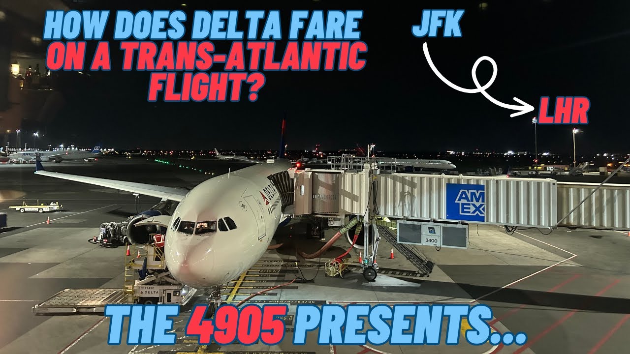 UNDERWHELMING! #deltaairlines trans-antlantic Flight review : The 4905 ...