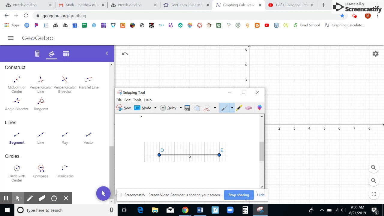 Geogebra Basics Constructions - YouTube