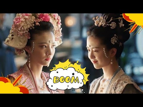 The emperor was surrounded by concubines, and the two women were ...