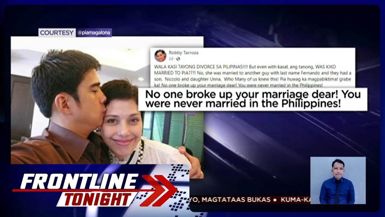 Robby Tarroza: Francis, Pia Magalona, hindi kasal | Frontline Tonight ...