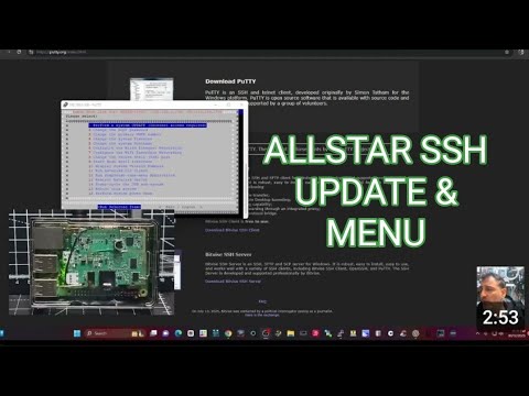 Allstar node update raspberry pi3b - YouTube