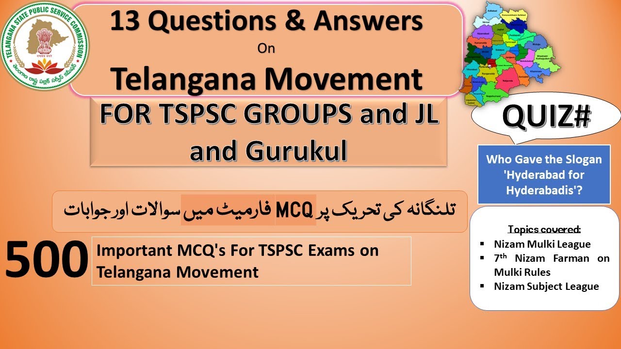 Mulki and Non Mulki Issue Kaise and Kab Shuru Hua? Telangana Movement ...