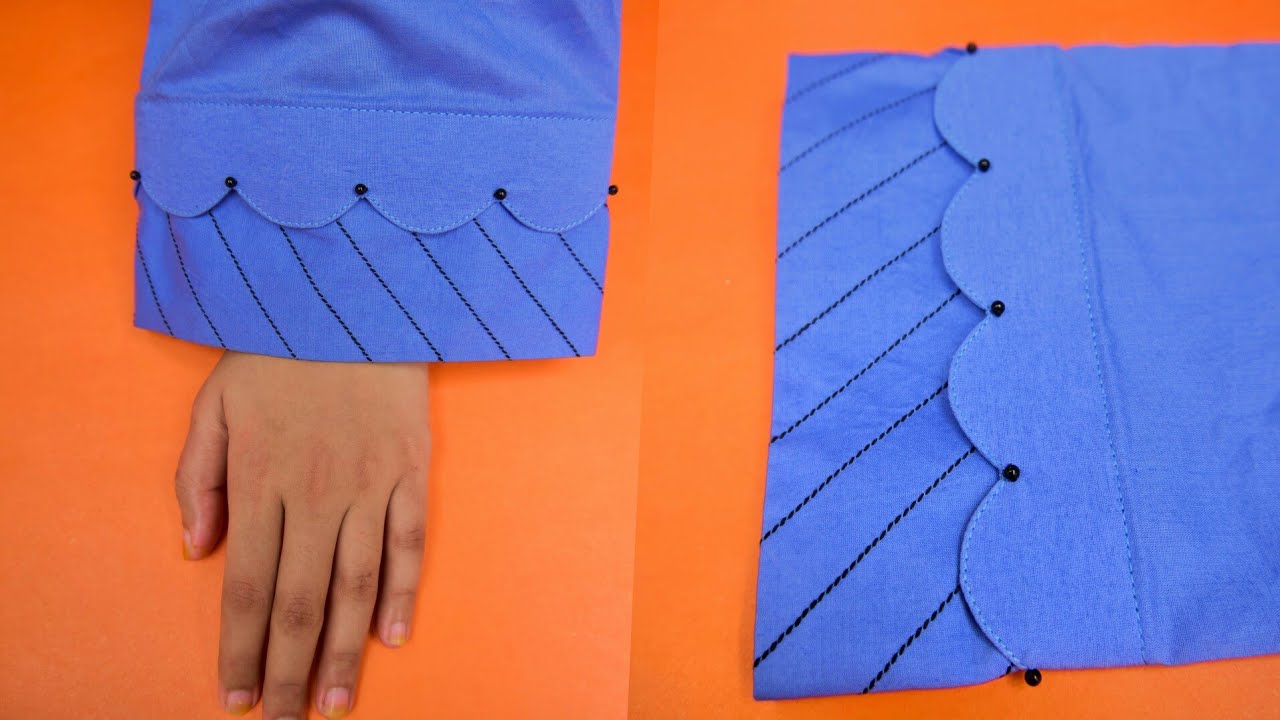 Stylish Sleeves Design with Cutwork | Easy Tutorial | STYCH STUDIO ...
