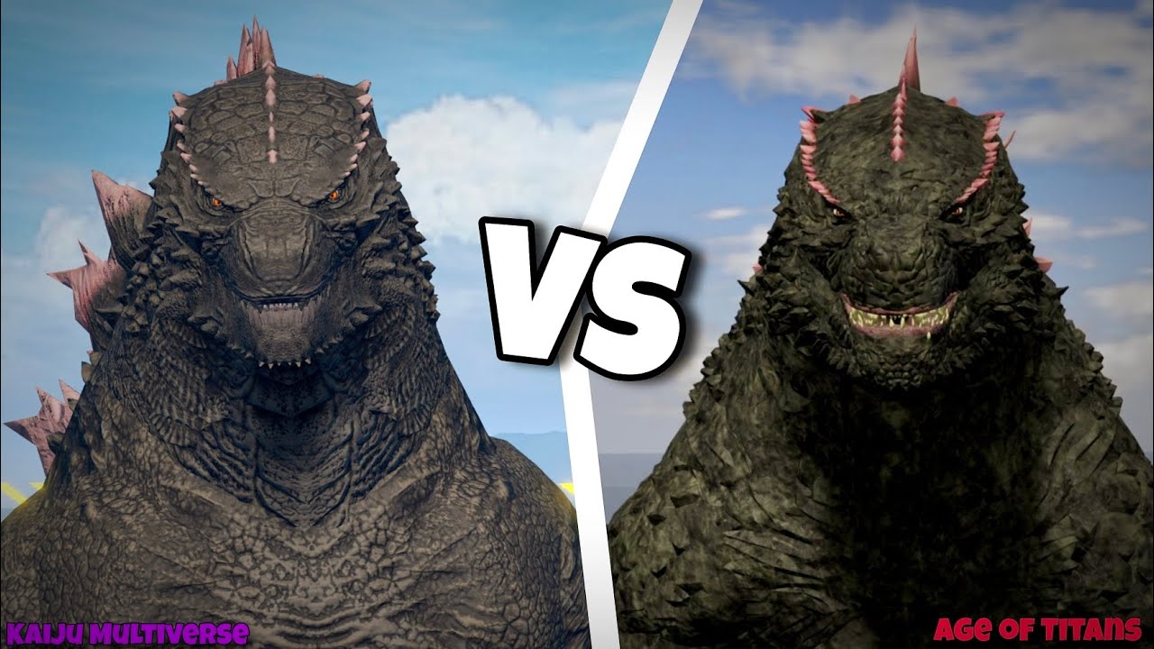 Evolved Godzilla Comparison! | Kaiju Multiverse VS Age of Titans ...