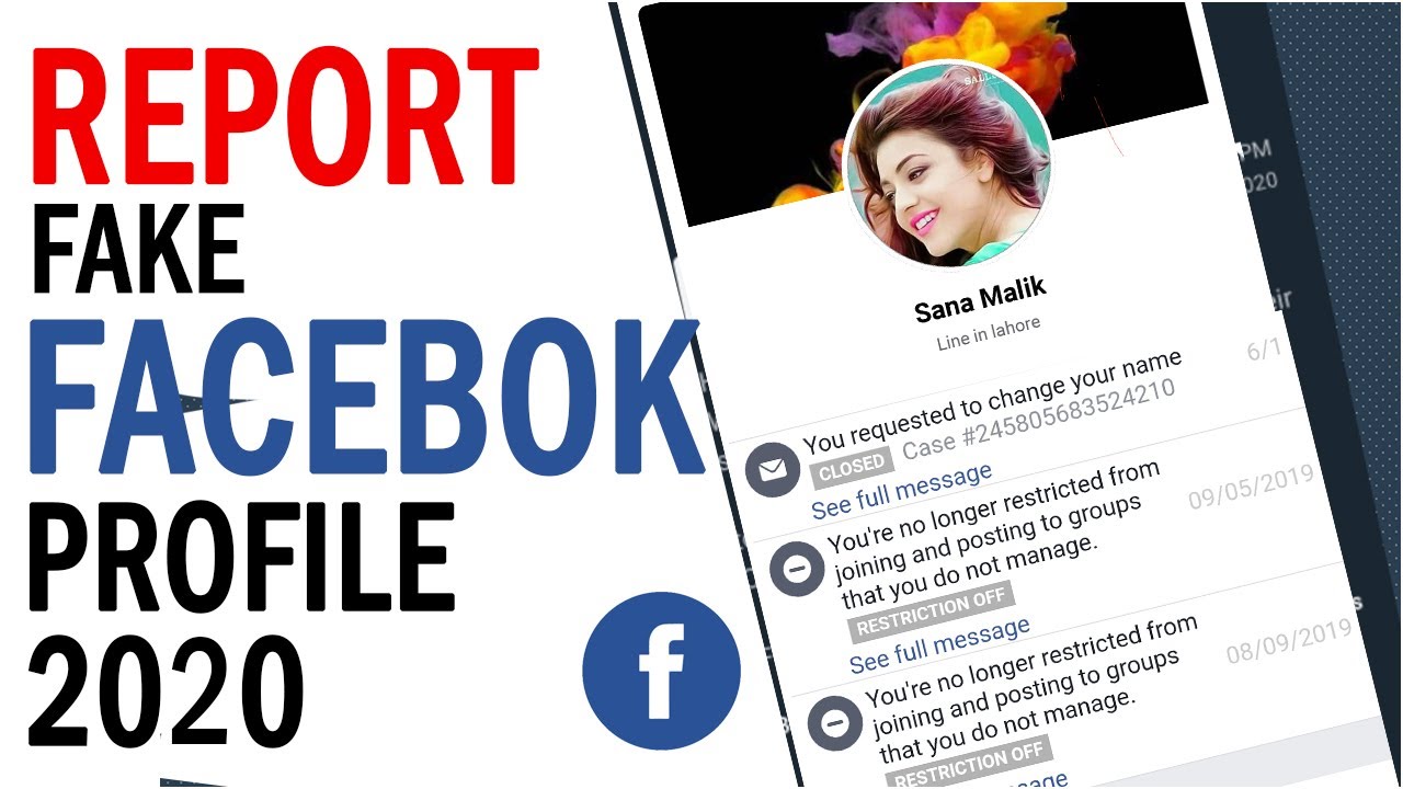 How To Report Facebook Account Legal Method 2020 | Report Remove ...