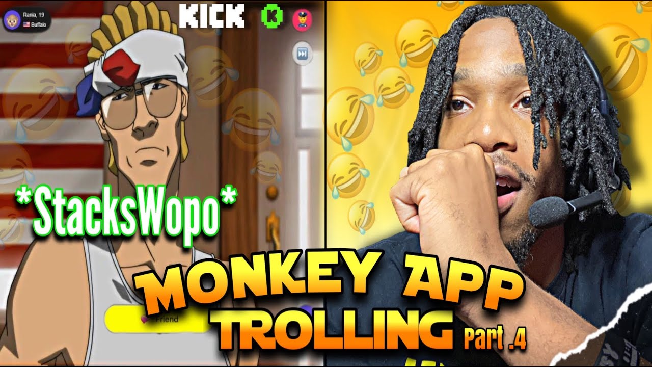 I RAN INTO STACKSWOPO ON MONKEY APP😱!!! *HE'S SUS* - YouTube