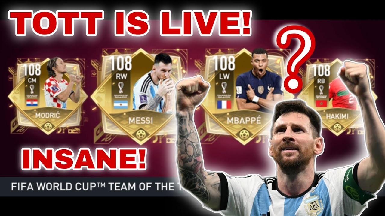 DID I GET 108 OVR TOTT MESSI? TEAM OF THE TOURNAMENT HAS STARTED! 200M ...