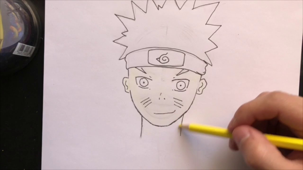 First Time Drawing Naruto - YouTube