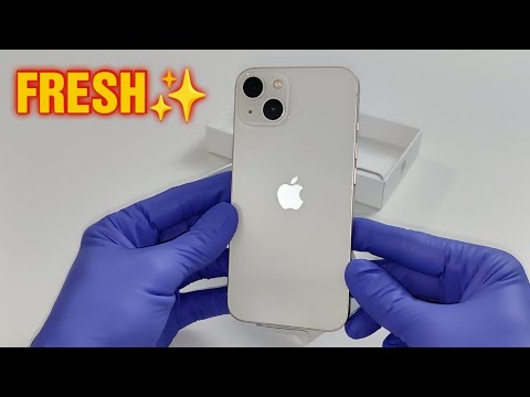iPhone 13 White Unboxing and Setup - YouTube