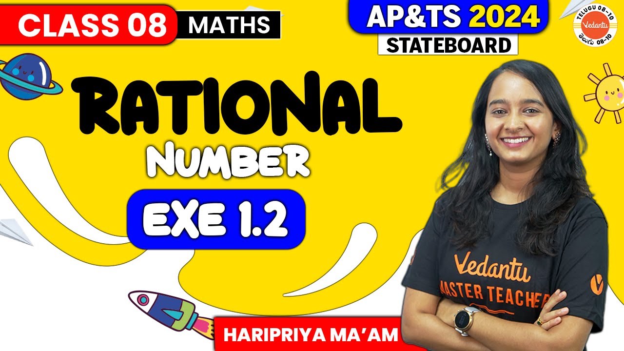 Rational Numbers/grade 8/ exercise 1.2 and Extra Questions/ ts and ap ...