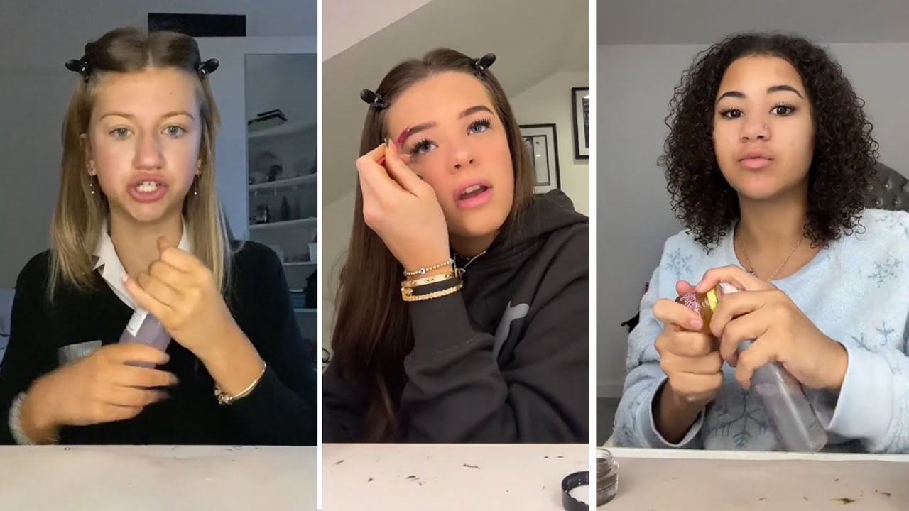 GRWM ( Get Ready With Me ) Makeup Tutorial Tiktok Compilation ️ ...