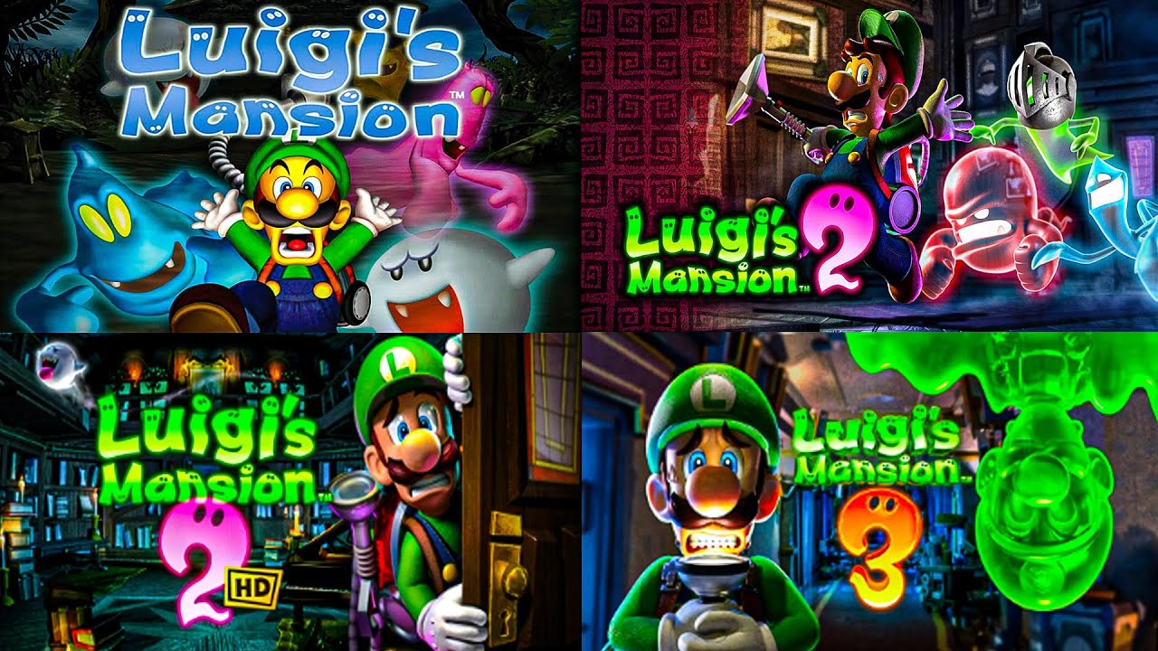 The Evolution of LUIGI'S MANSION Games (2001-2024) - YouTube