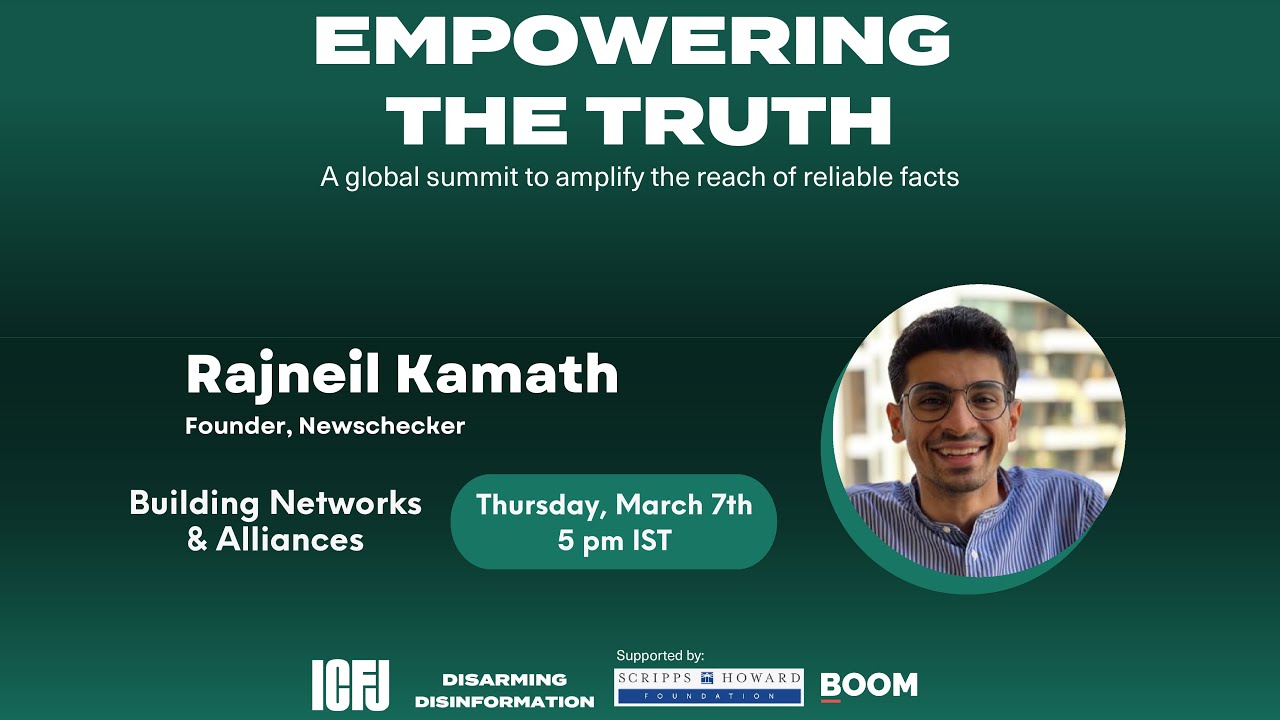 Building Networks and Alliances | Rajneil Kamath | ICFJ | Empowering ...