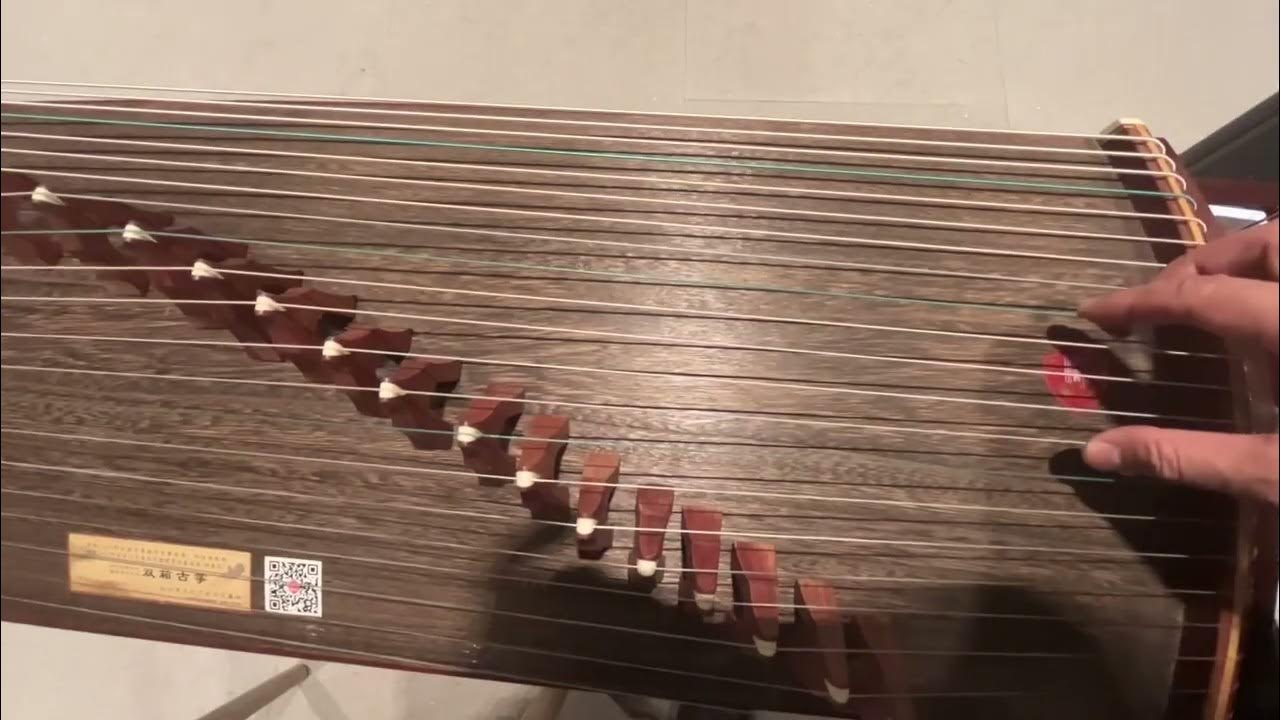 Positioning of Bridge & Tuning of string of Guzheng - YouTube