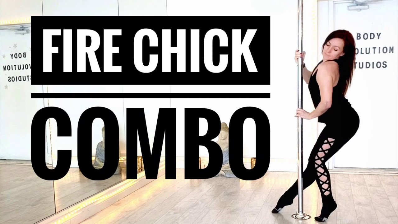 Pole Dancing - Beginner Combos - Firechick - YouTube