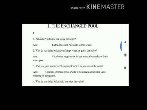 #9th class English first lesson "The Enchanted Pool" And poem #🤟🤟 - YouTube