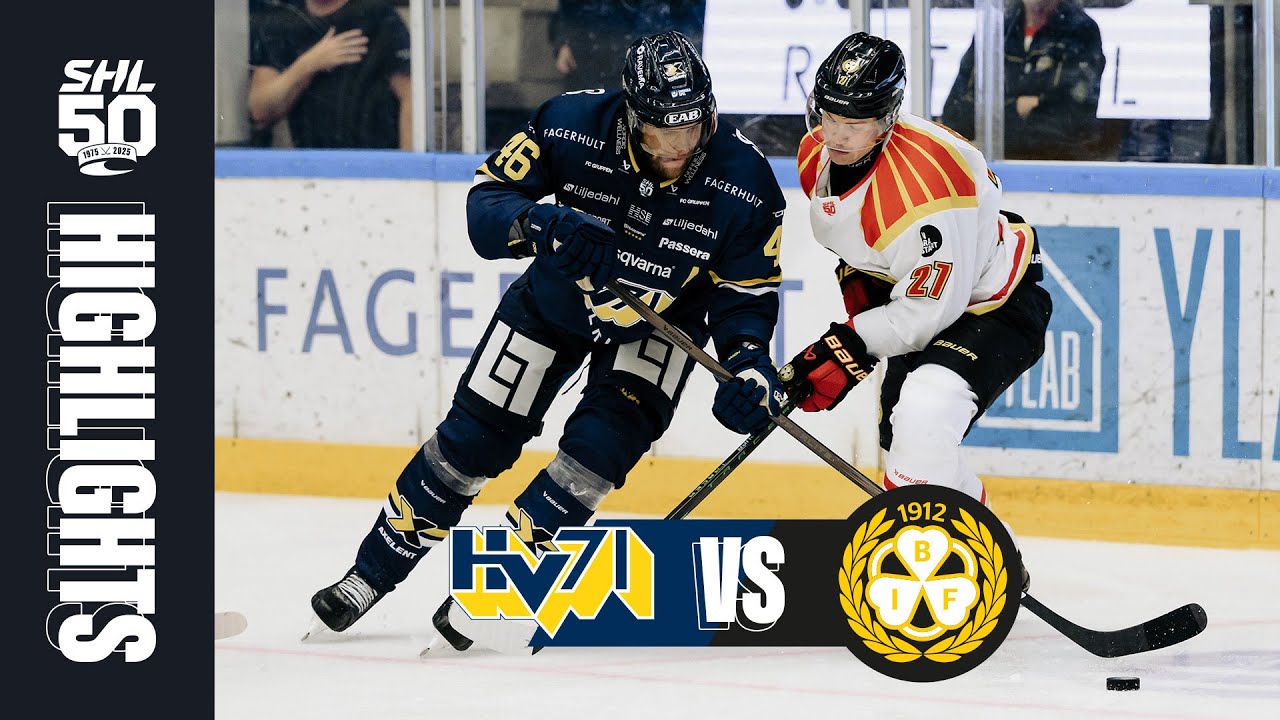 HV71 vs Brynäs | 18 sep 2025 | Highlights - YouTube