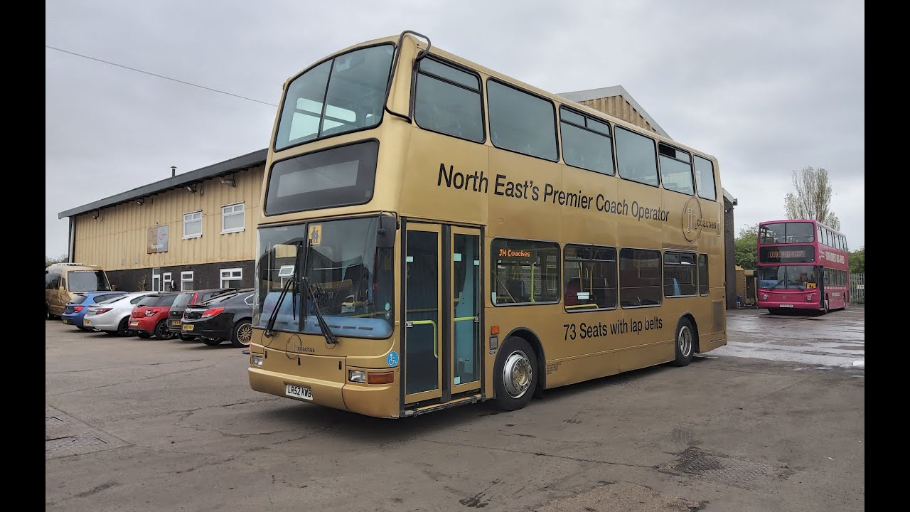 LR52 KWB - 2003 (52) Dennis Trident Plaxton President - YouTube