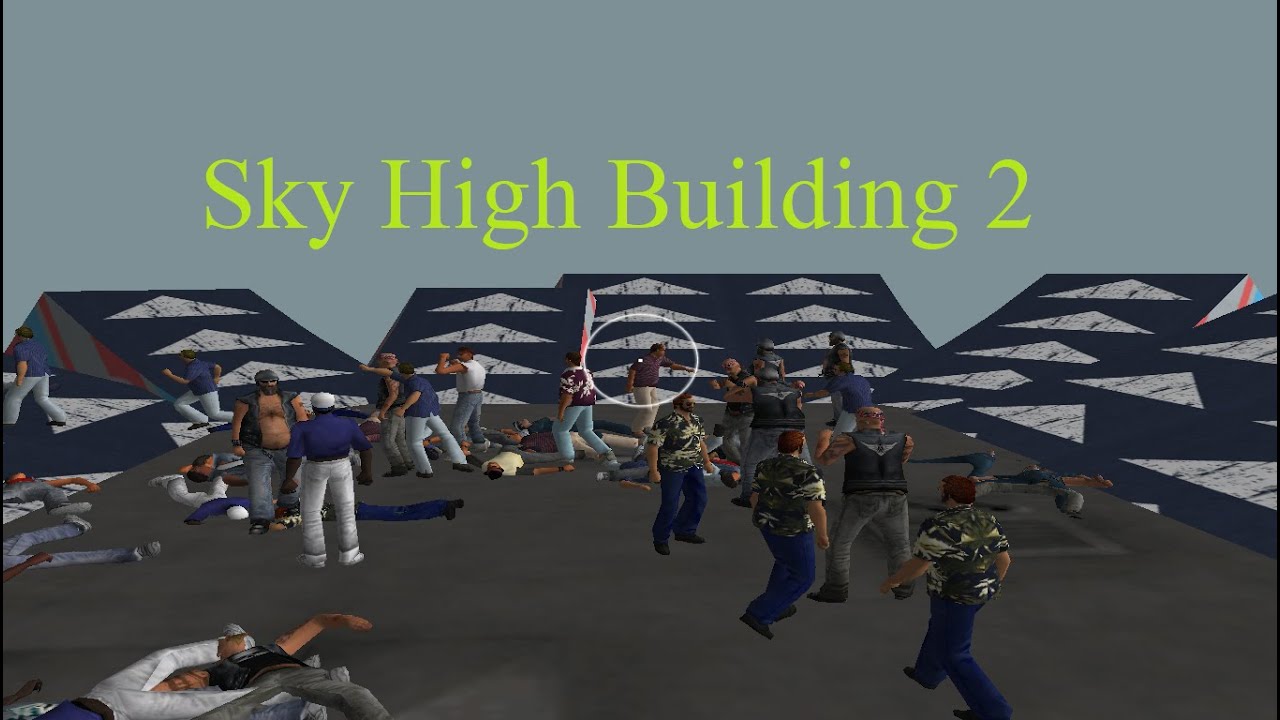 GTA Vice City Peds Riot Gang War: Sky High Building 2 - YouTube