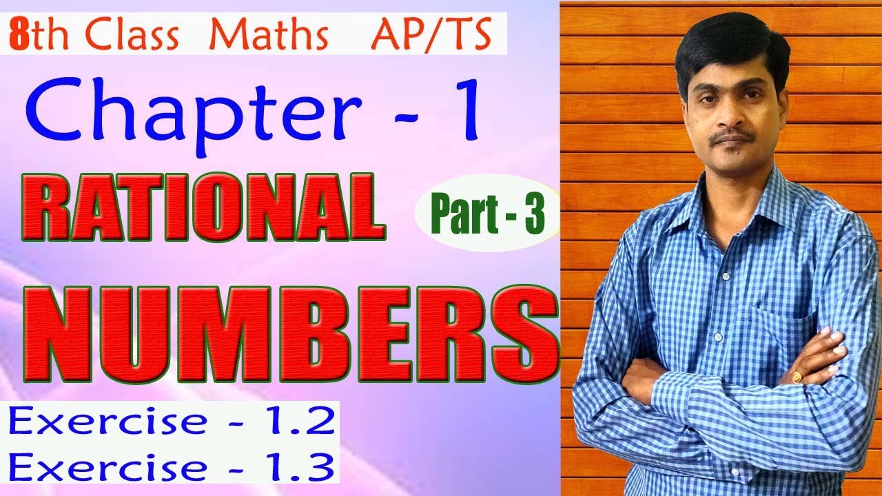 Rational Numbers Part- 3 I Class 8 I Concepts I problems in Exercise -1 ...
