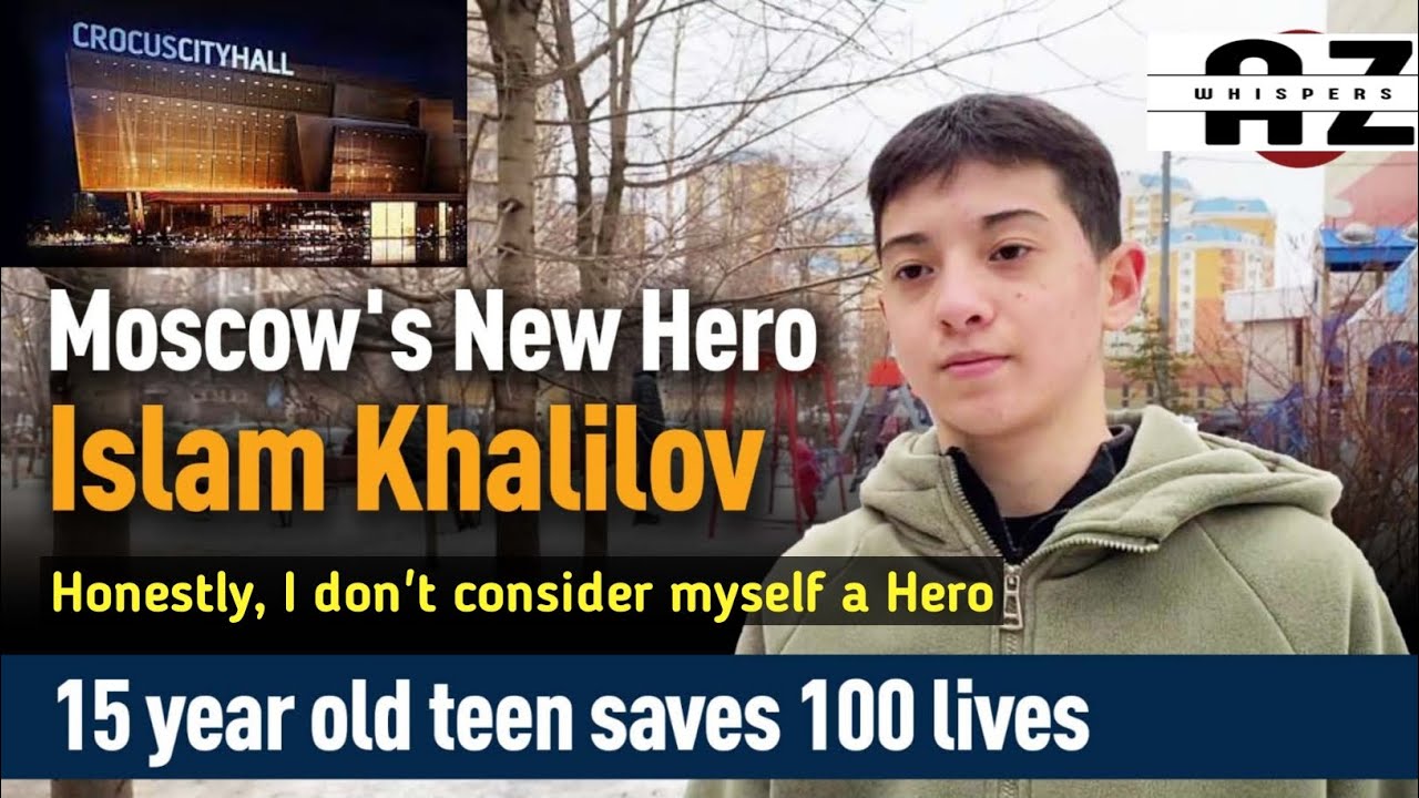 BRAVE Moscow Schoolboy l HEROICALLY Save Over 100 Lives in Crocus City ...