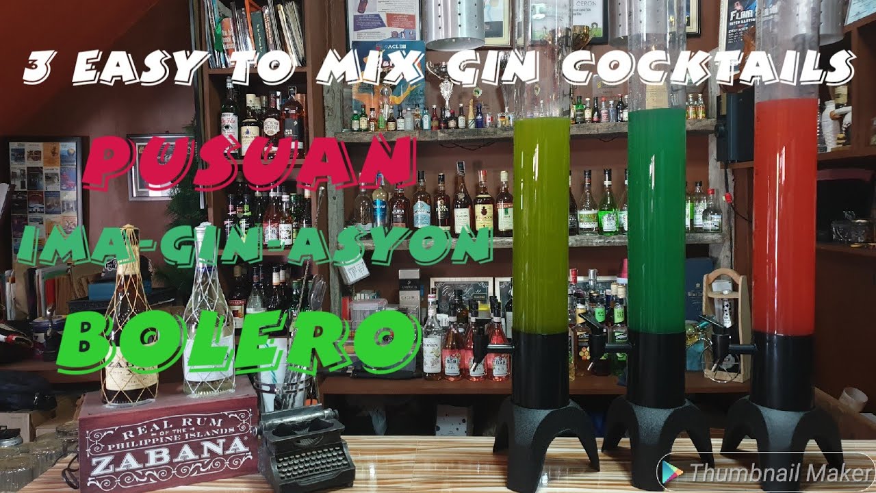 Pinoy Cocktails | How to make a Local Tower Cocktails | Pinoy Cocktails ...