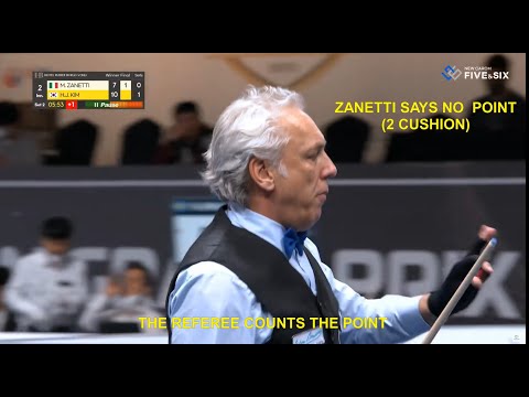 Billiards is a sport for gentlemen - Marco Zanetti vs KIM Haeng Jik