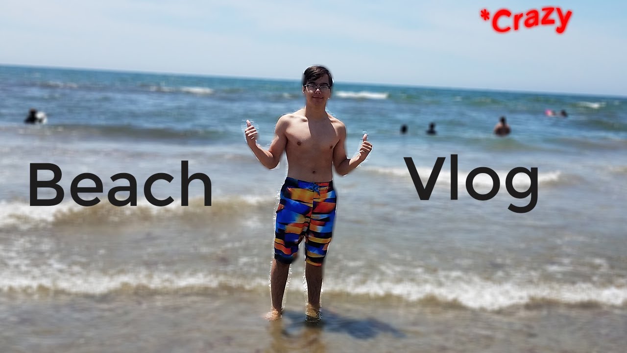 BEACH VLOG!!! - YouTube
