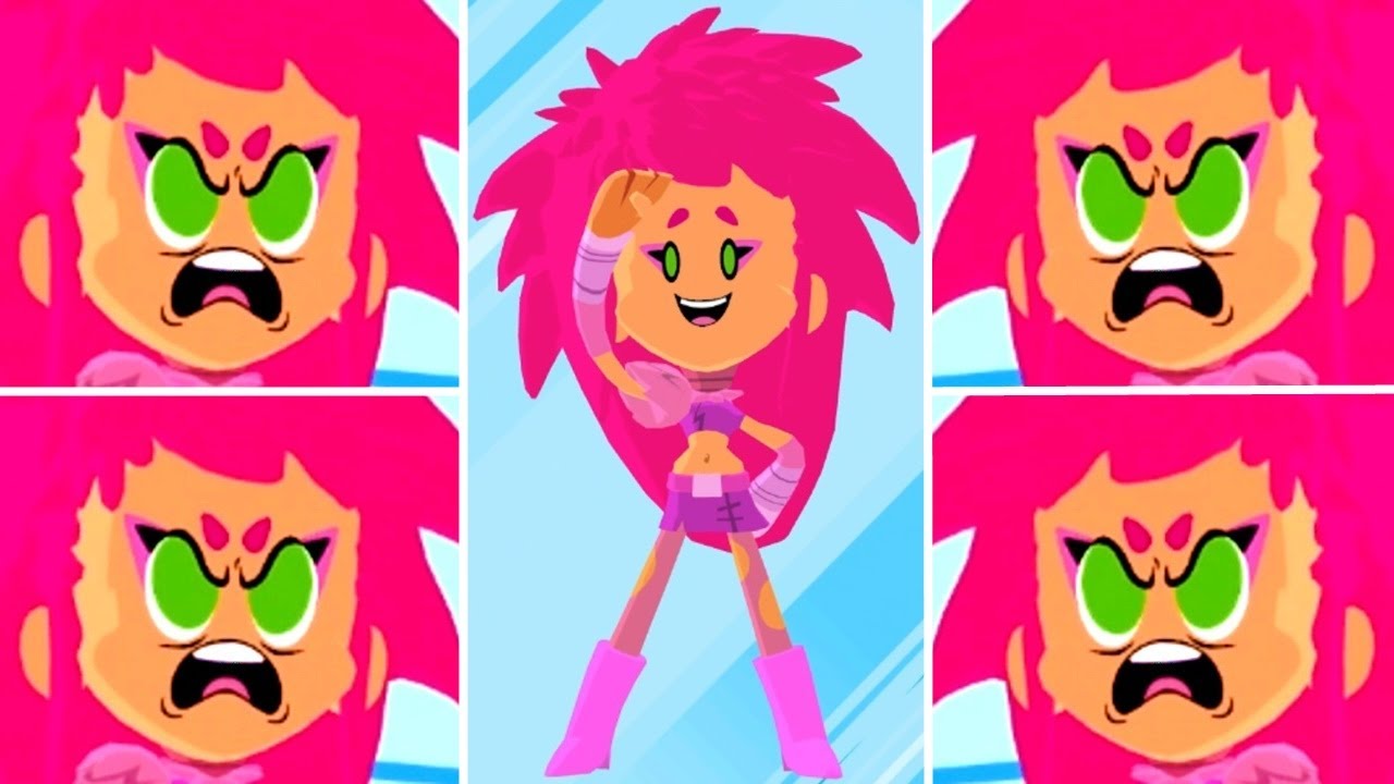 Teen Titans Go Figure How To Get Radical Starfire (TEEN TITANS GO GAME ...