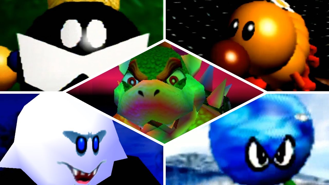 Super Mario 64 Bosses