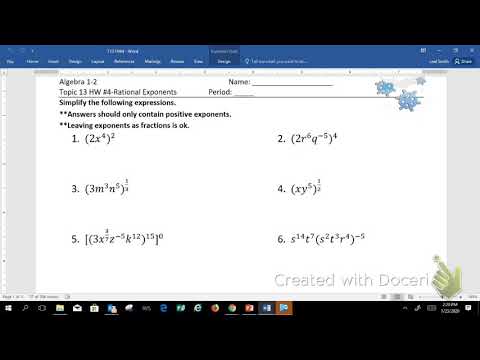 Anything........to the zero power - YouTube