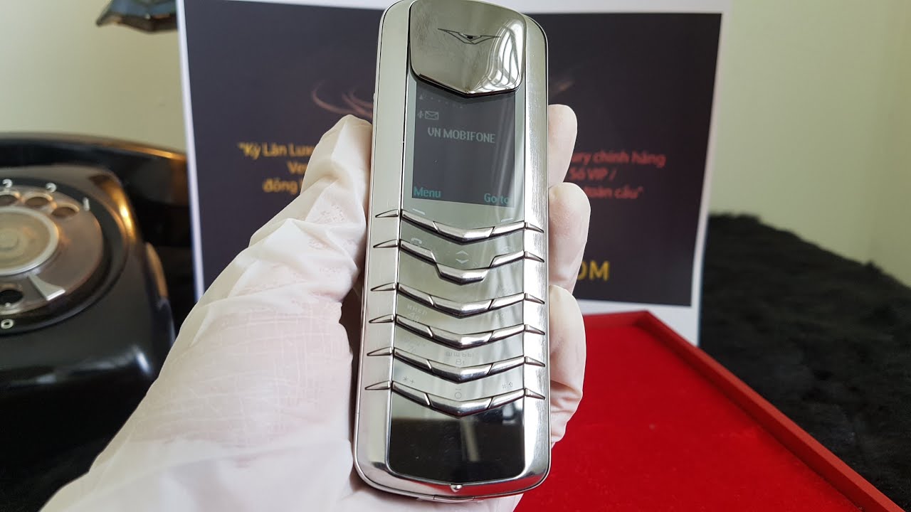 Vertu Signature M Silver Nguyên zin Chính Hãng Đẹp 98% - YouTube