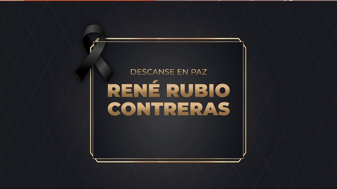 Lamentamos profundamente el fallecimiento de nuestro compañero René ...