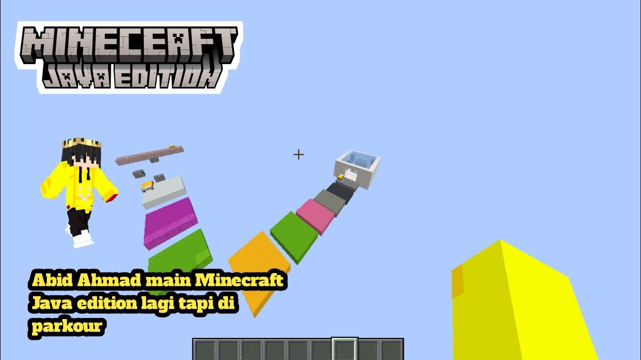 Abid Ahmad main map parkour lagi di Minecraft Java edition #minecraft - YouTube