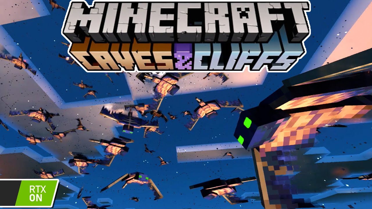 HUGE PHANTOM SWARM ATTACK!! | Minecraft 1.17 Bedrock Hardcore RTX - YouTube