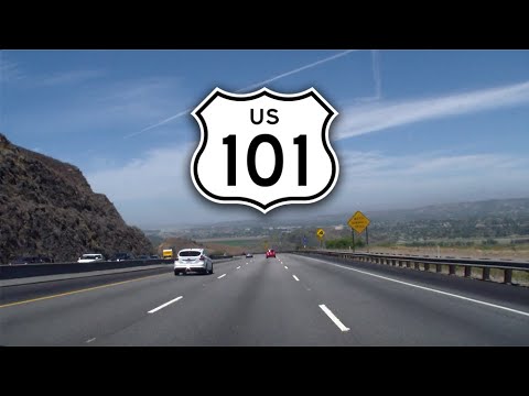 US-101 North - The Conejo Valley, Conejo Grade, and Oxnard Plain - YouTube