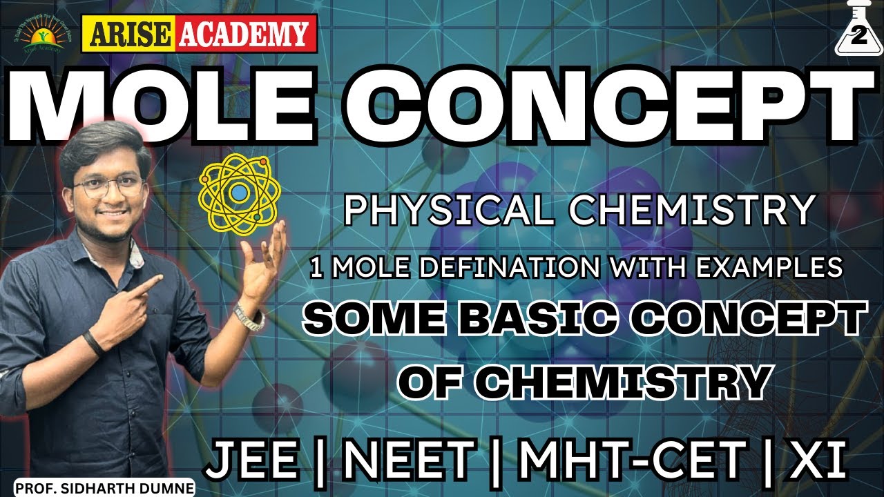 Mole Concept | Basic Concept of Chemistry | Physical Chemistry | XI | JEE - Mains\Adv | NEET |MH ...
