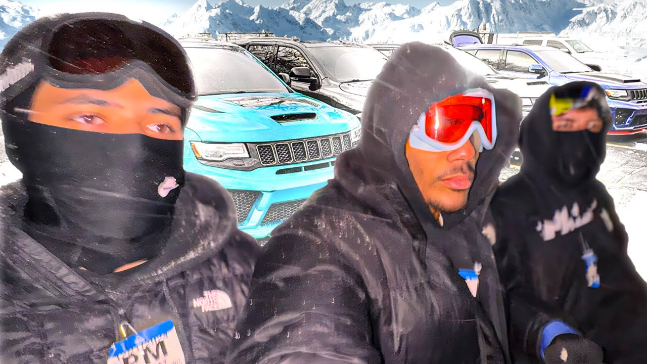 TOOK 4 TRACK HAWKS TOO A SKI RESORT - YouTube