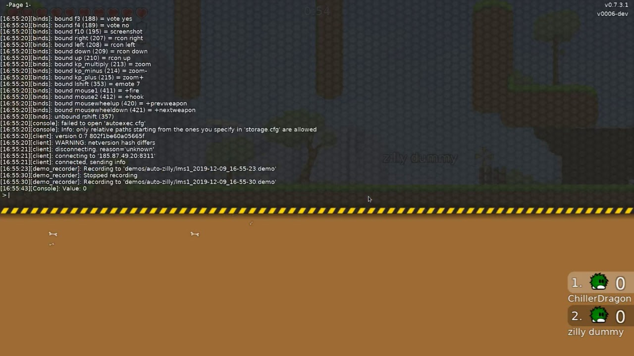 AntiPing 0.7 buggy zillywoods devlog (teeworlds) - YouTube