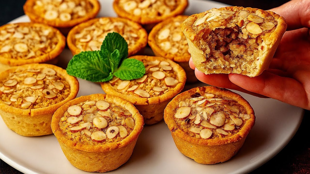 Nutty Tartlets - Perfect for Tea Time / tart recipe/ tarts - YouTube