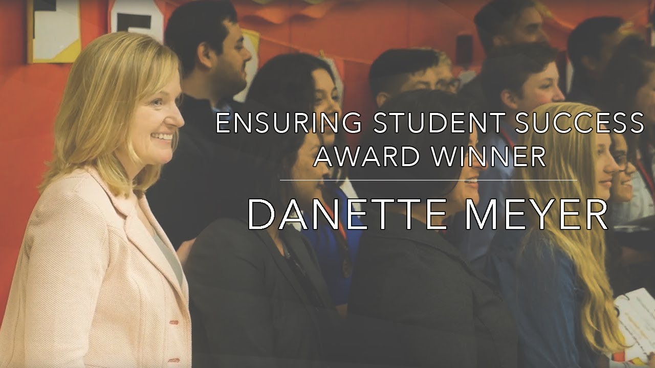 Ensuring Student Success Award Winner - Danette Meyer - YouTube