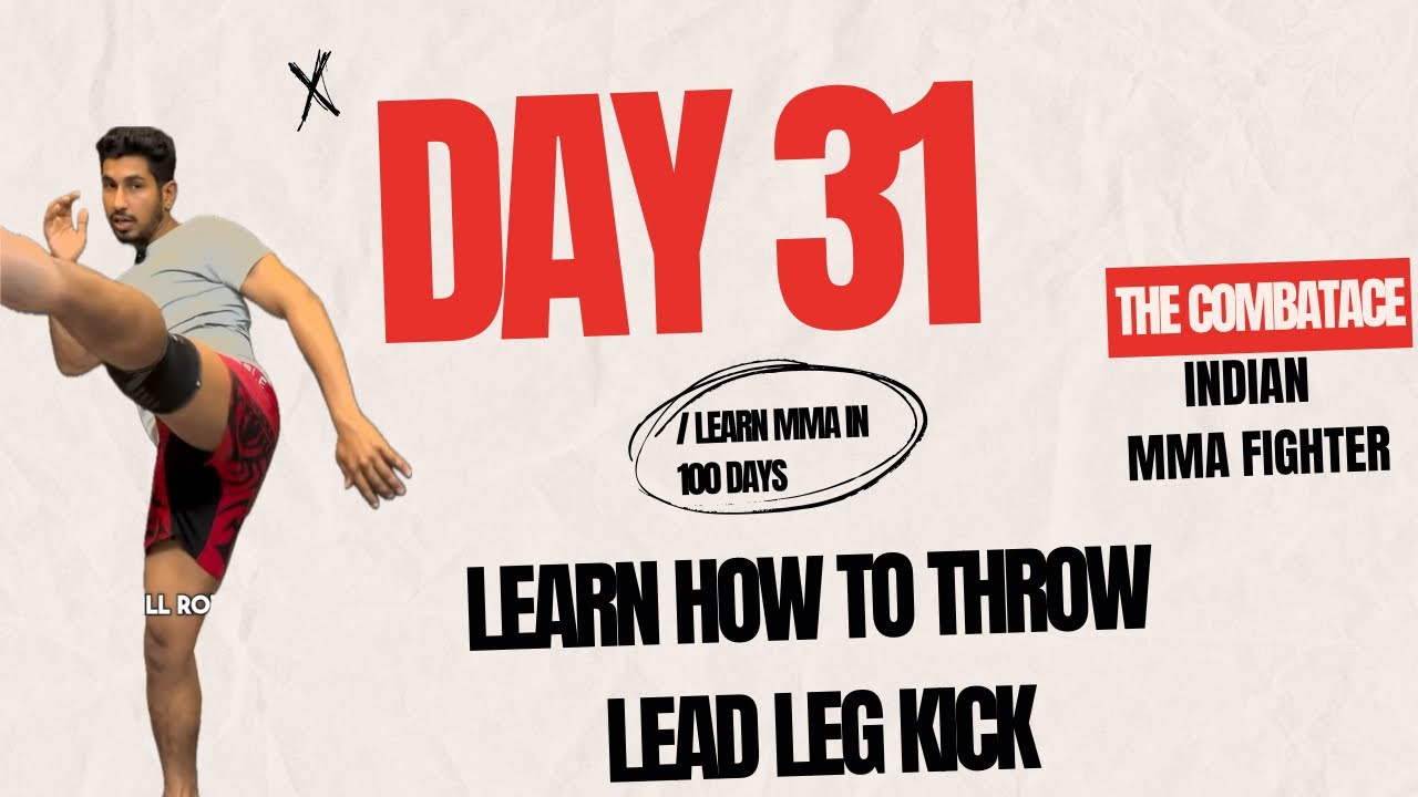 MMA Fundamentals: Day 31- Learn how to throw leg kicks - YouTube