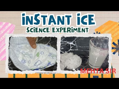 HOW TO MAKE INSTANT ICE ECPERIMENT ?? - YouTube