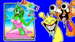 Paper Diy Sprunki Love Oren X Pinki Simon X Vineria Durple X Wenda ...