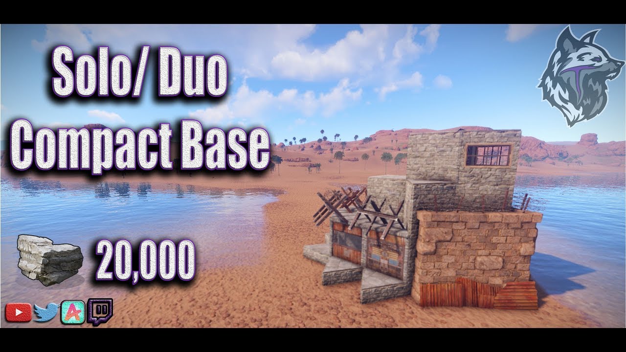 RUST Base Design - solo / Duo Compact base - Twig update DEVBLOG 179 ...