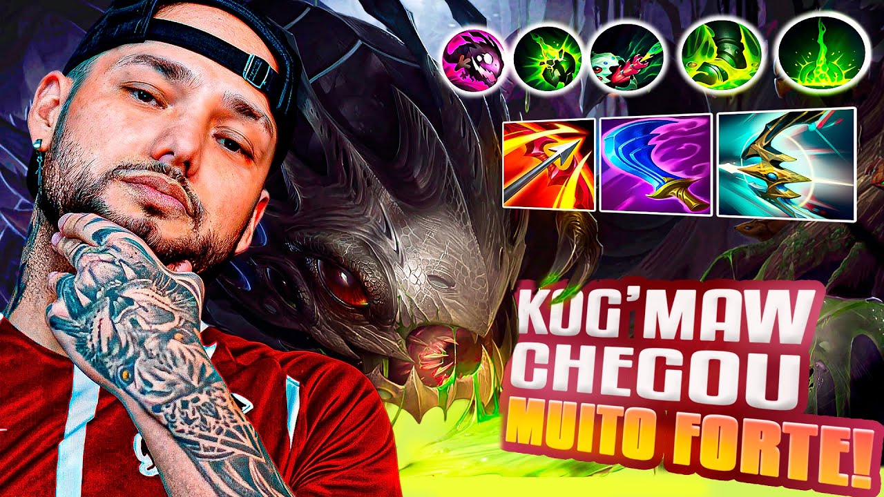KOG’MAW CHEGOU QUEBRADO NO WILD RIFT! TESTANDO O NOVO CAMPEÃO | BUILD E ...