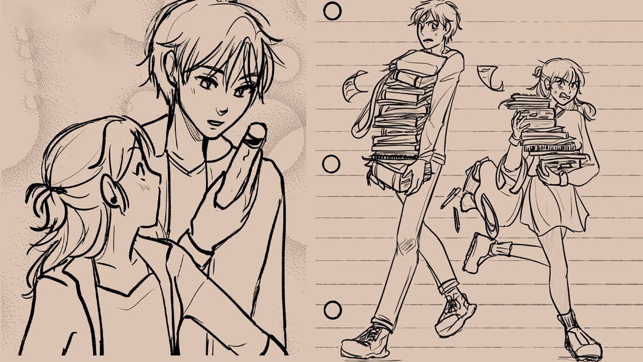 "Academic Rivals to Lovers AU" Miraculous Ladybug Comic - YouTube