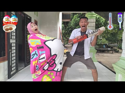 Drama Lucu 💢😱 Ibu Hamil Melahirkan Tebelit Selimut