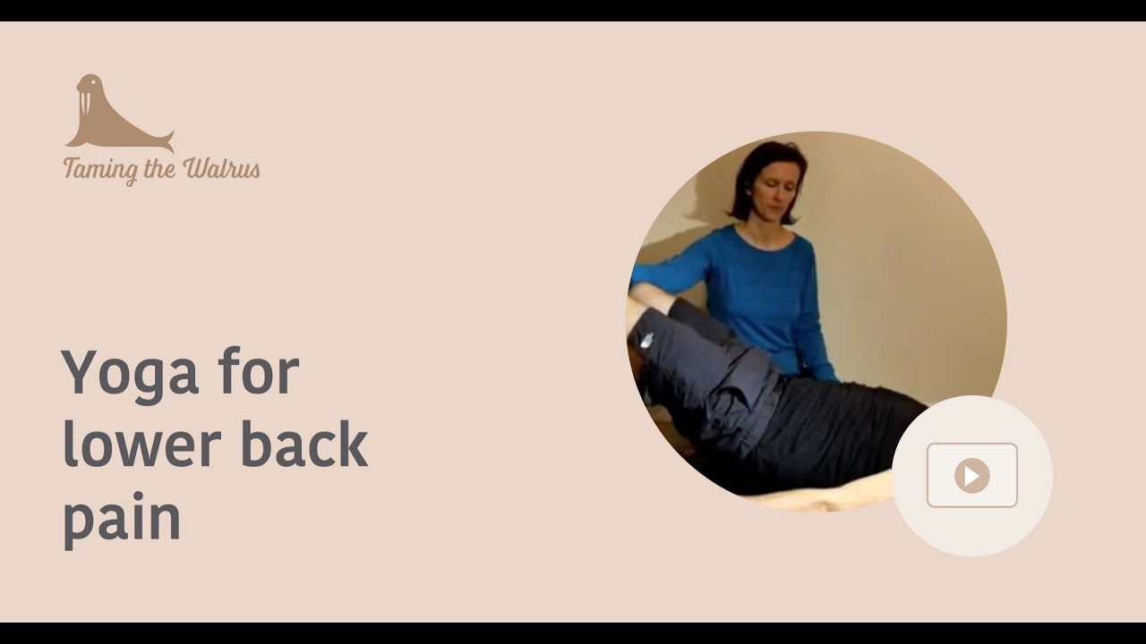 7 poses to release tension in the lower back - YouTube